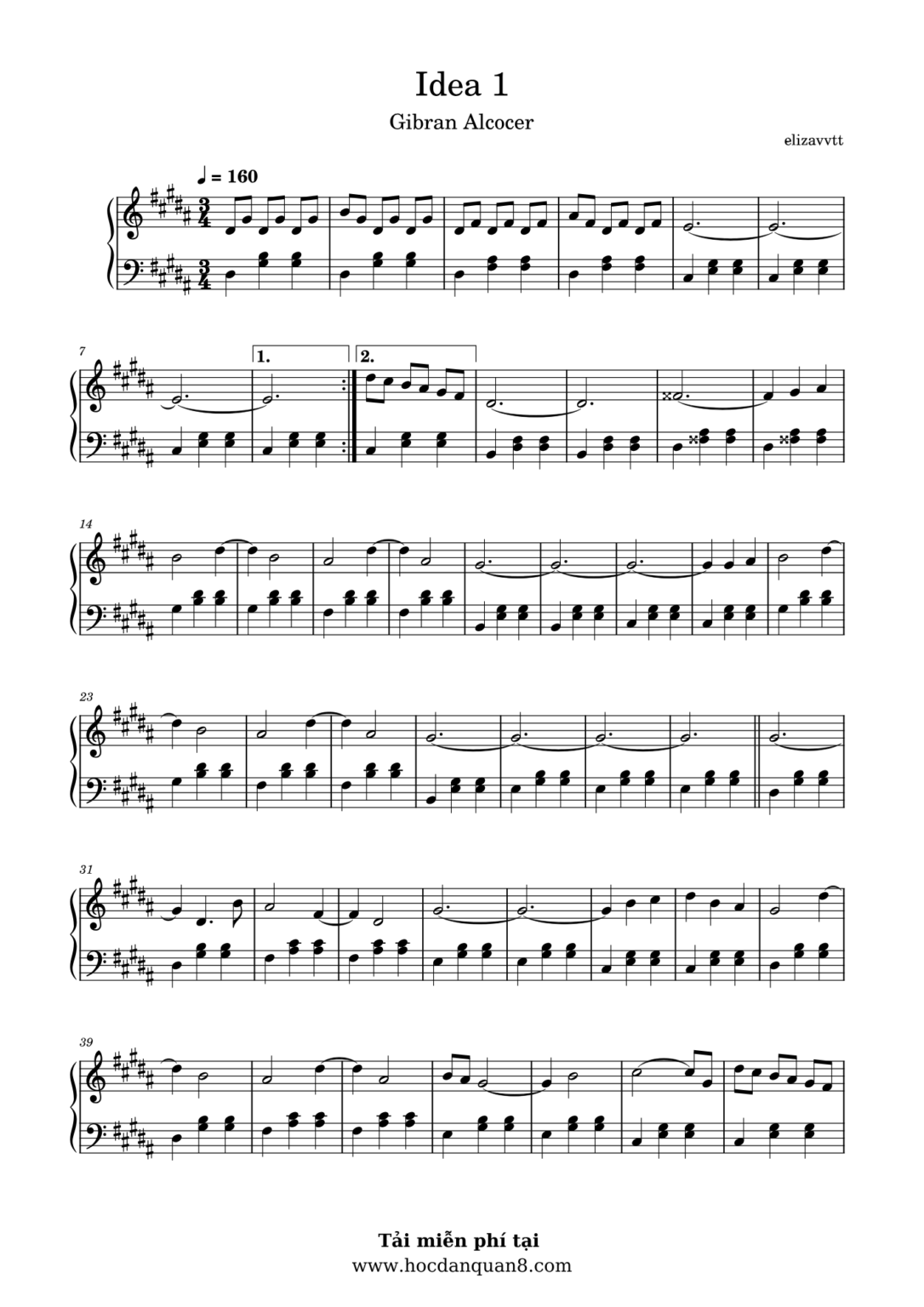 sheet-nh-c-piano-idea-1-gibran-alcocer-file-pdf-file-free